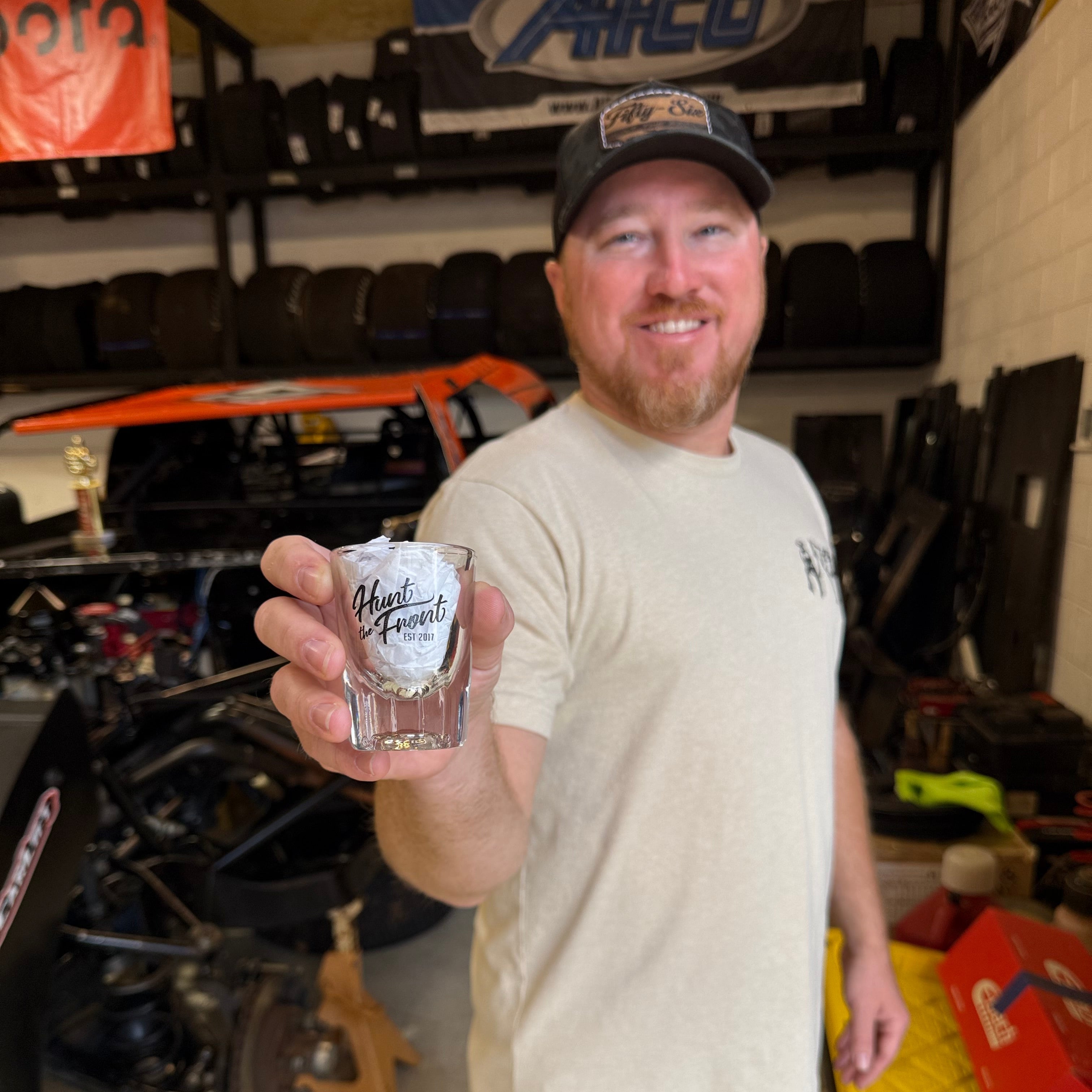 Hunt The Front 2oz Shot Glass – Hunt the Front