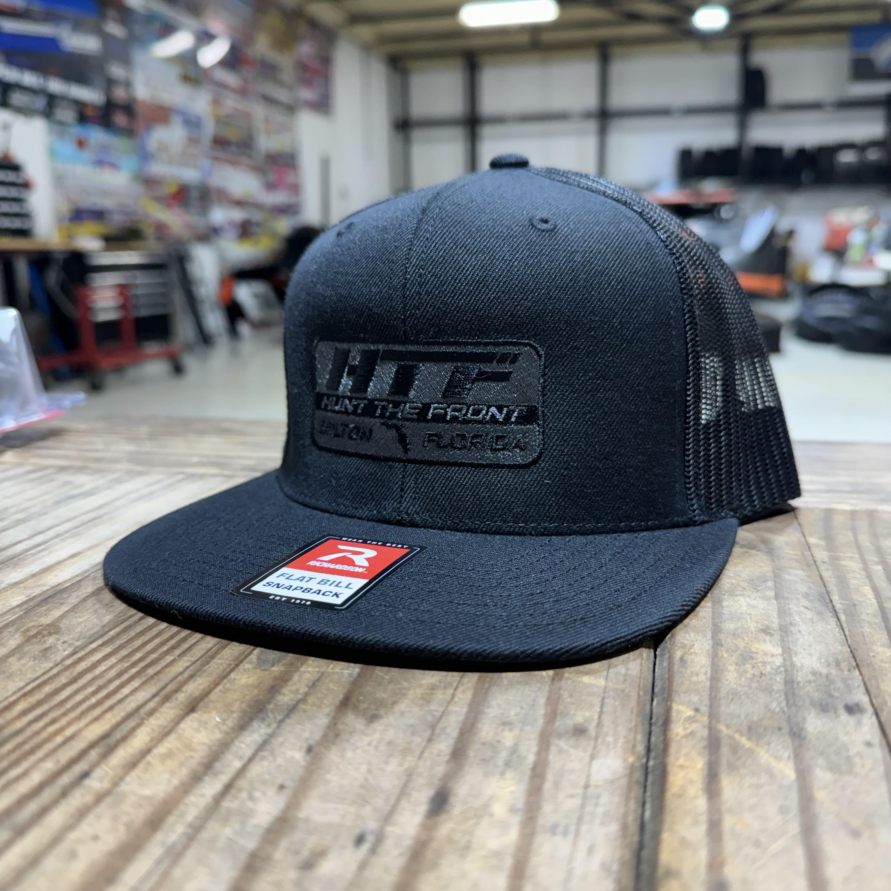 HTF Flat Bill Trucker Hat – Hunt the Front